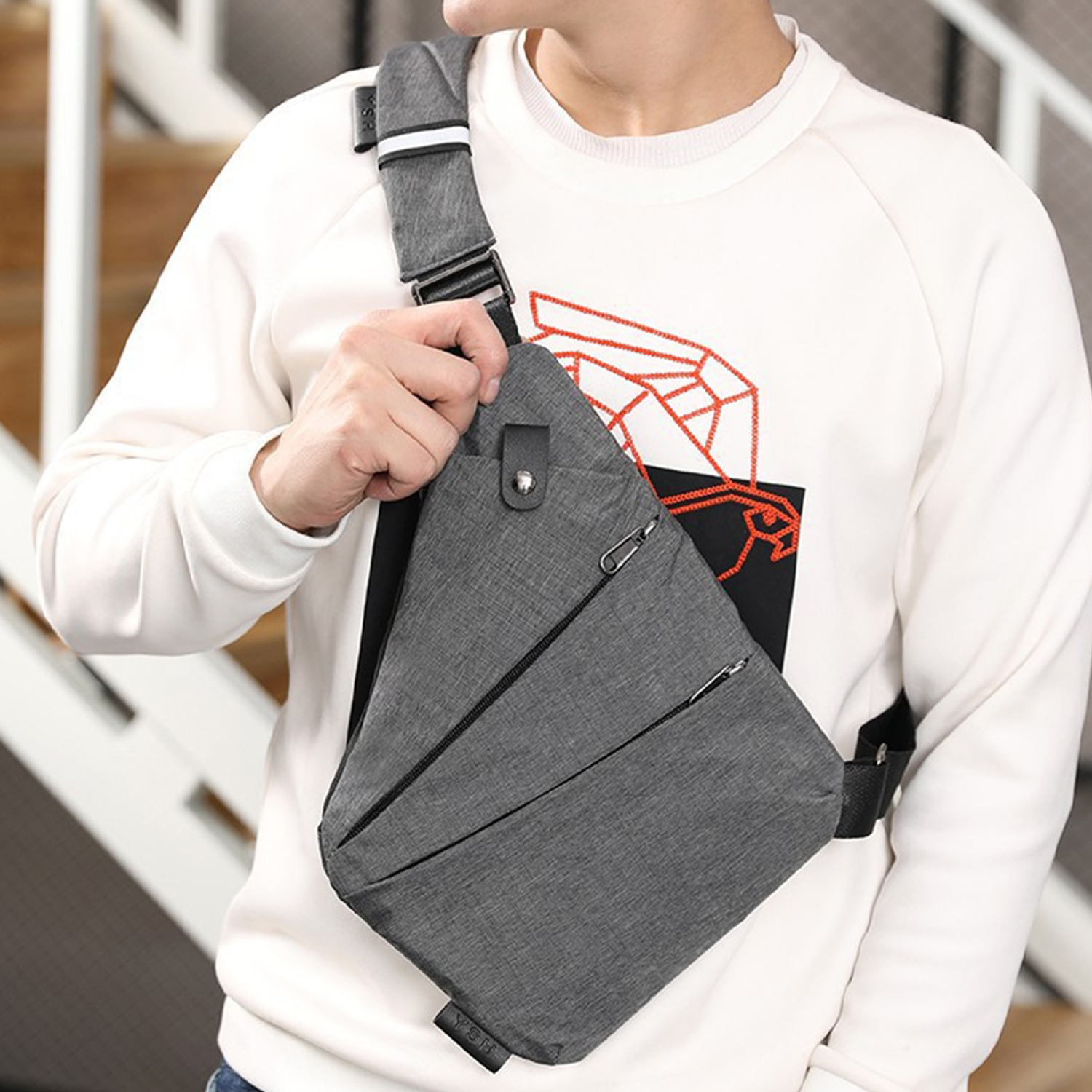 Lightweight Crossbody Pocket Bag Personal Pocket Bag with Extended Storage ONE SIZE Fred Meyer