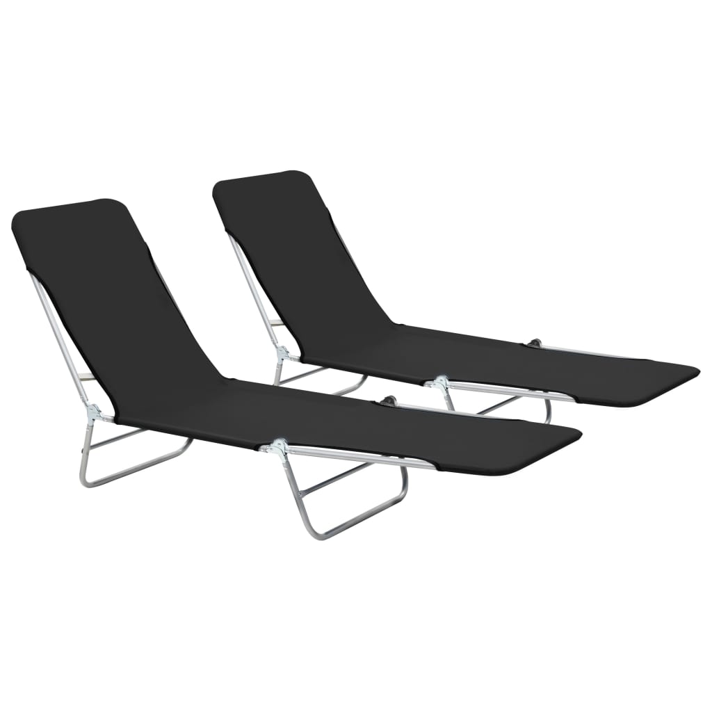 Folding metal sun lounger store