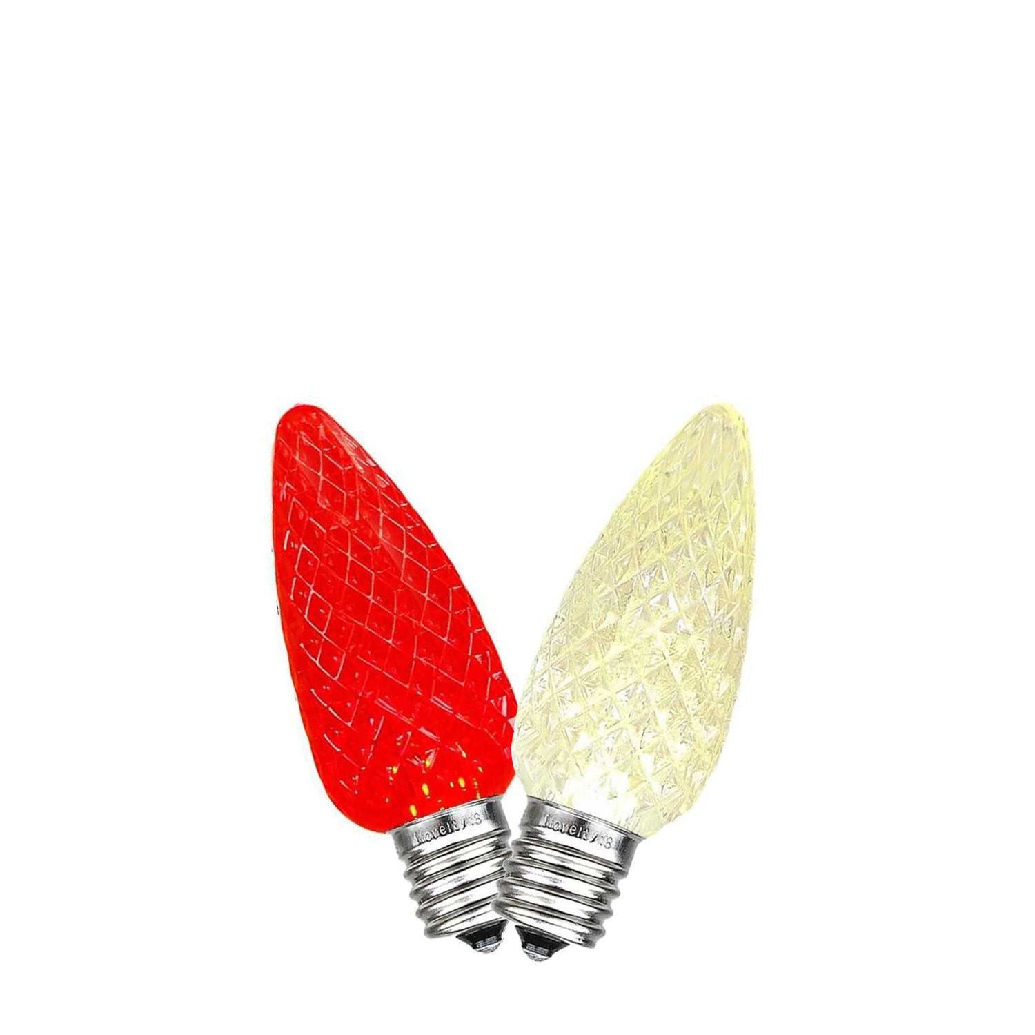 25 Pack C7 Led Outdoor Christmas Replacement Bulbs Warm White C7e12 Base 1 Unit Fred Meyer 