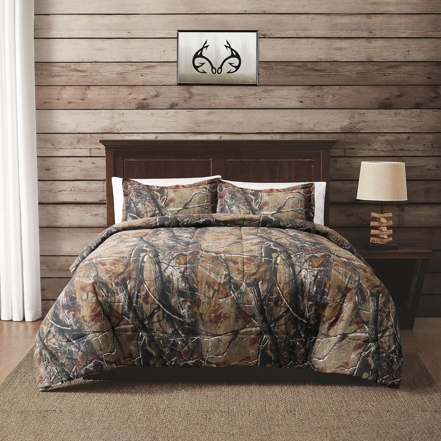 Camo queen bed set store