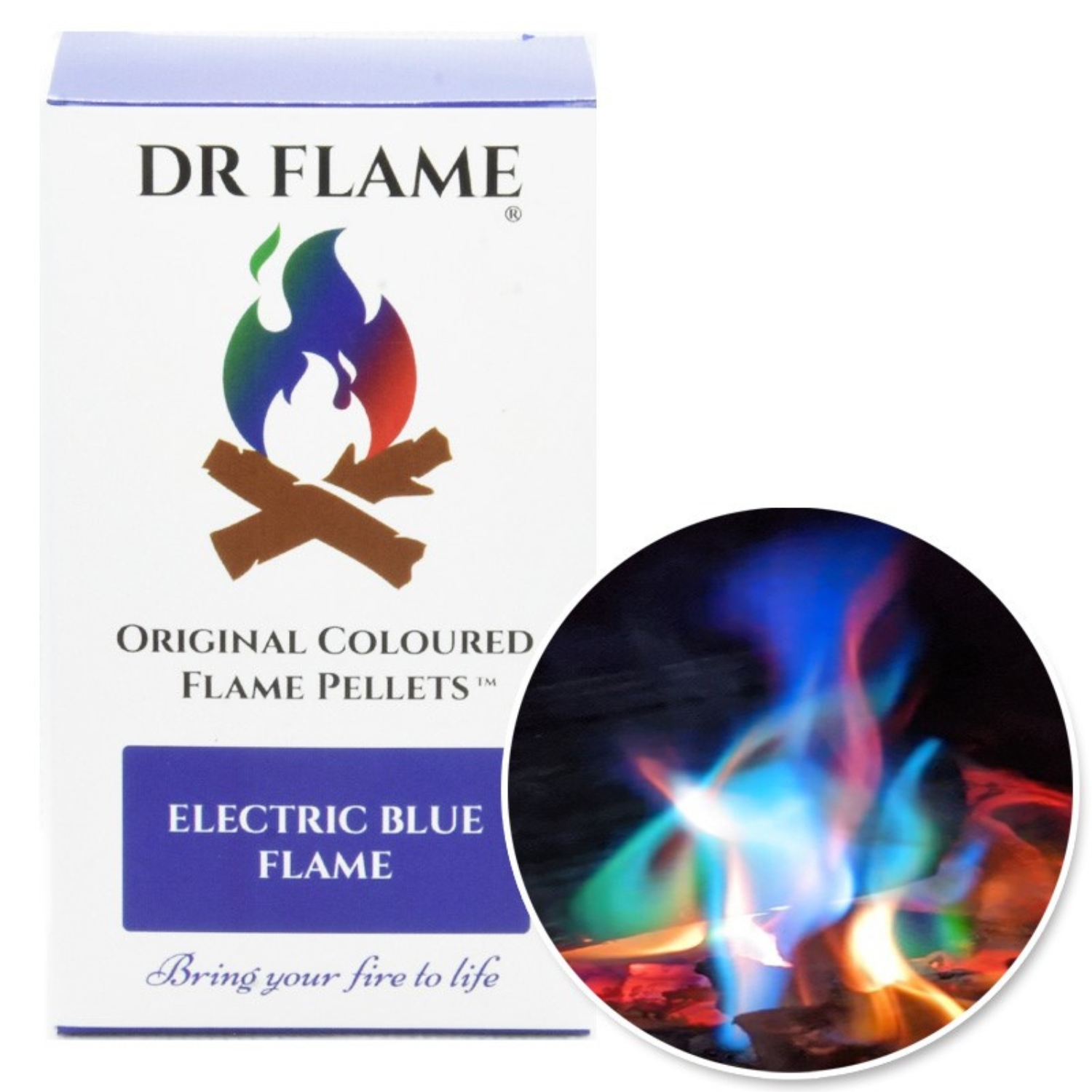 Dr Flame Fire Changing Color Pellets for Campfires, Fire Pits, Outdoor ...