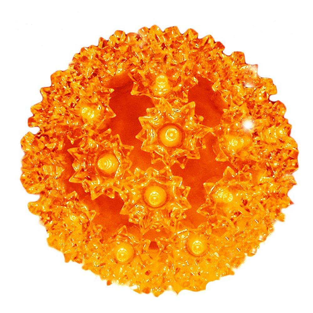 50 Light Outdoor Christmas LED Starlight Sphere, Orange, 6 Diameter, 1 ...
